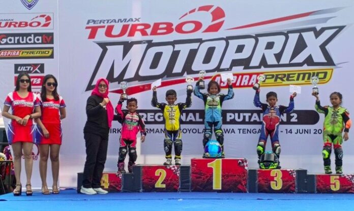 Araruna K Juara Pocket Bike 5–7 Tahun Kejurnas Motoprix Region 2 ...